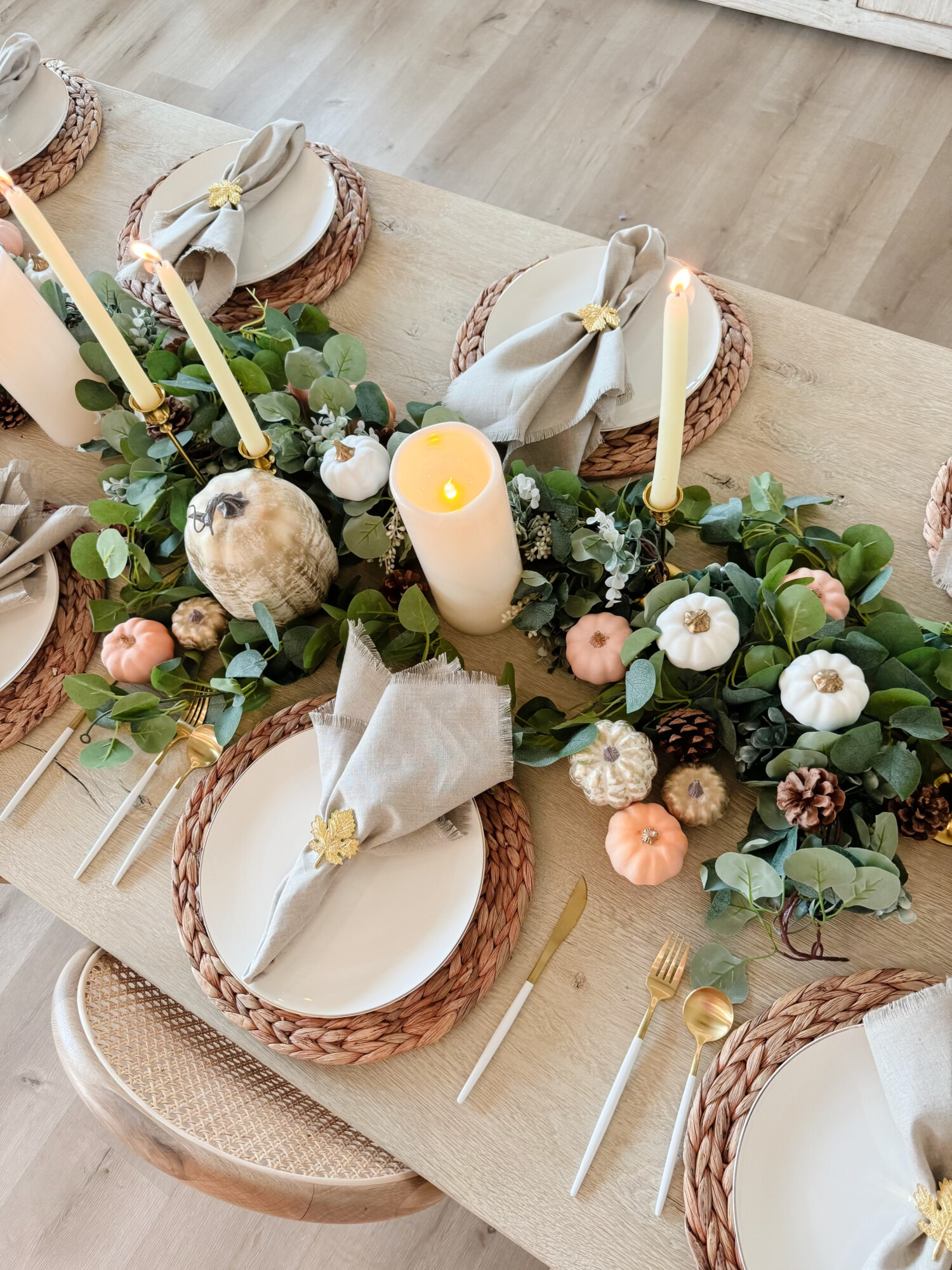 Create a Chic and Festive Thanksgiving Table - This Little Life We Built